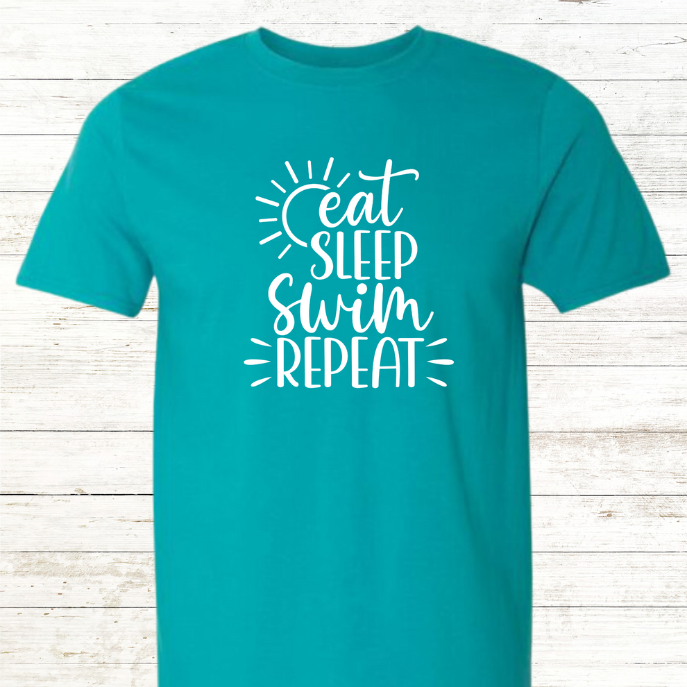 Eat. Sleep. Swim. Repeat. – Swim Mom Customs