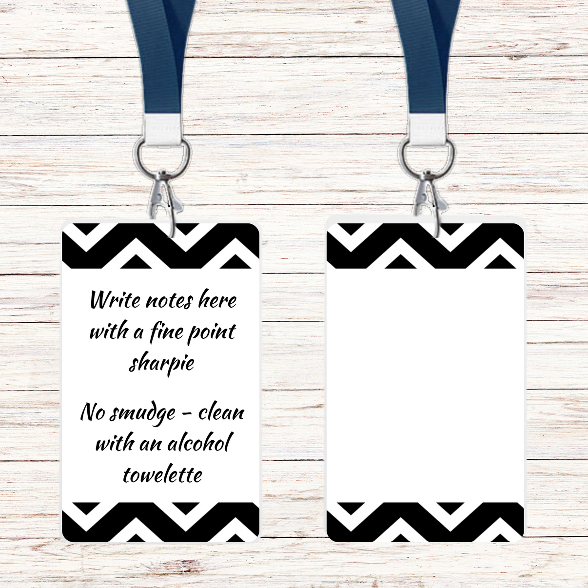 Black Chevron Theme Classroom Hall Passes - 8 pack – Swim Mom Customs